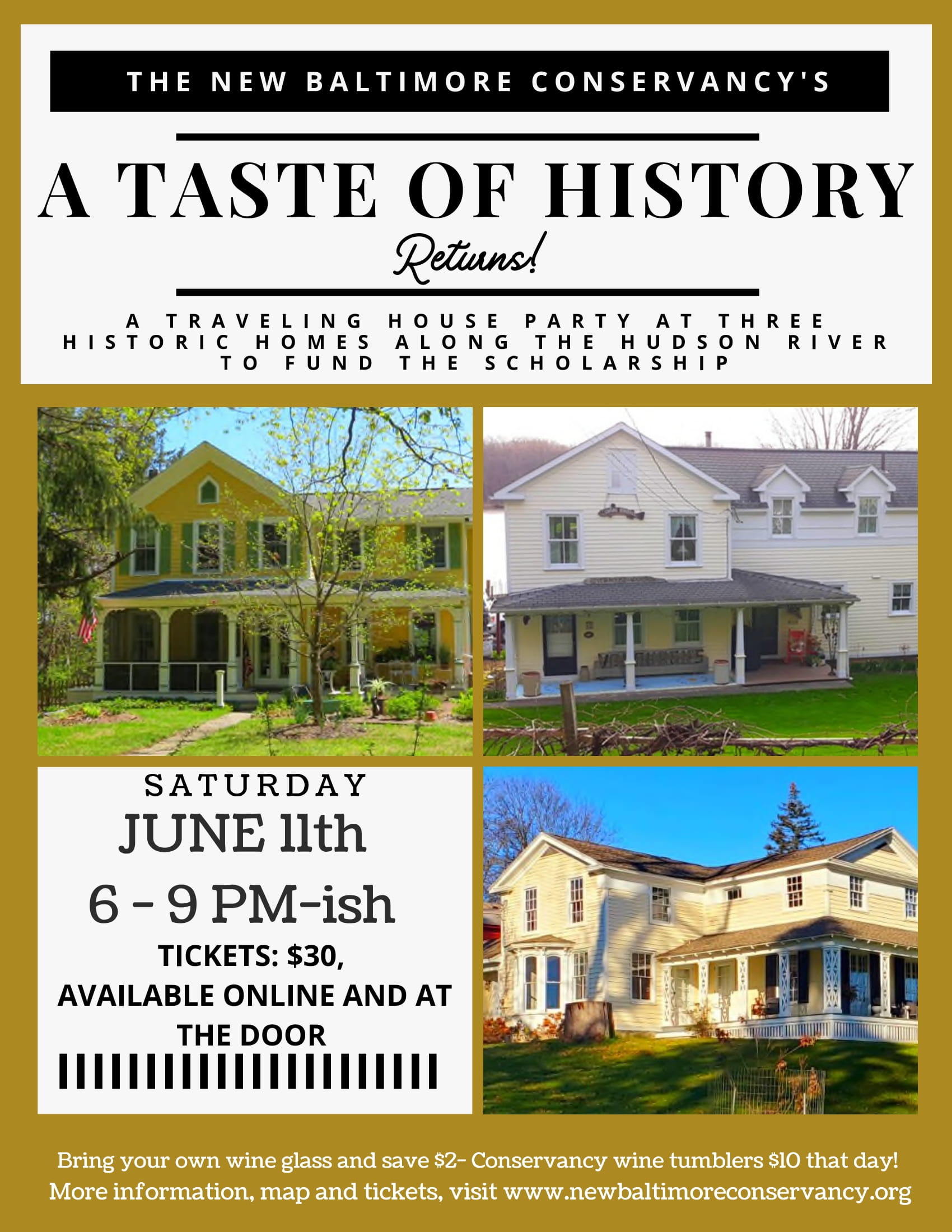 Don’t Miss the Taste of History! – New Baltimore Conservancy